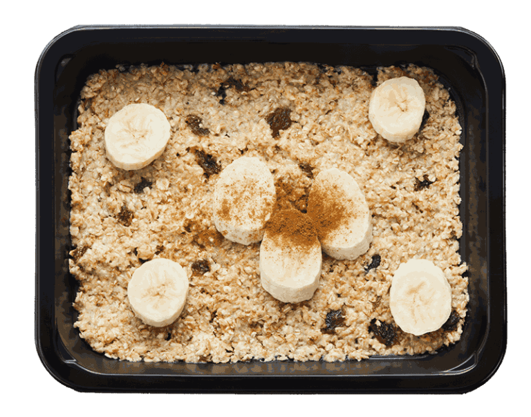 Proteinreiche Haferflocken mit Banane – ZUBEREITUNG DER SPEISEN